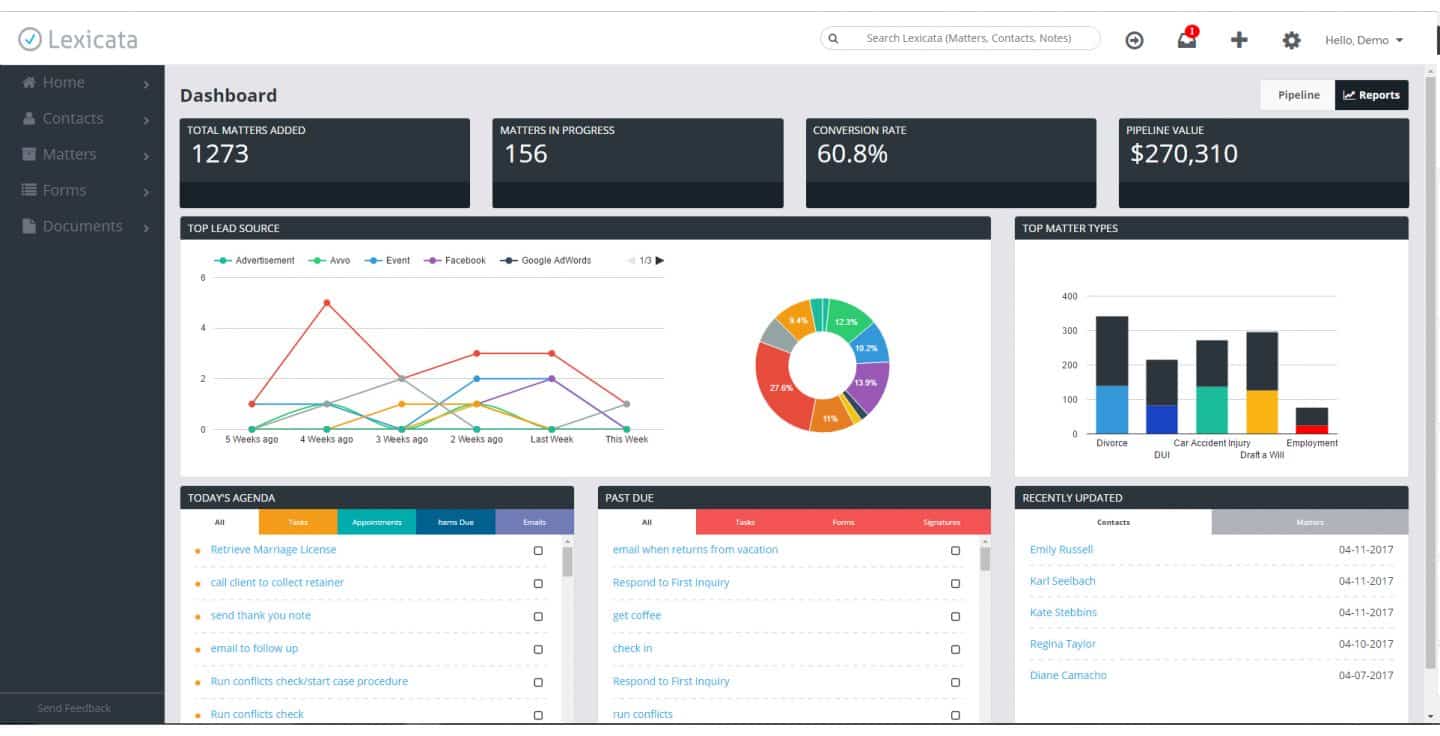 Lexicata | Represents a Step Forward in Client Intake