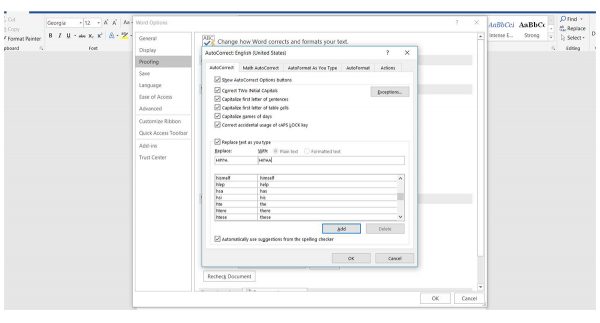 Using Autocorrect Settings to Prevent Common Errors | Articles, Tips ...