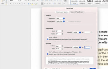 Multilevel Paragraph Numbering in Word for Mac for Legal Pros