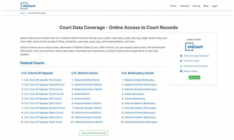 Disrupting Access to Court Documents With UniCourt Case Search