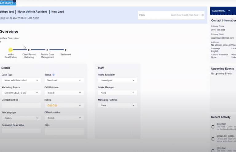 Client Intake Forms | How Law Ruler Streamlines Client Intake